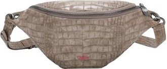 Buffalo Bum Soft Croco Taupe, Cross Femme