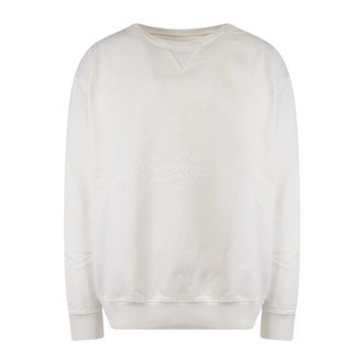 Maison Margiela Rundhals-Sweatshirt - - Sweatshirts & Hoodies - Herren - Wei&szlig; - M