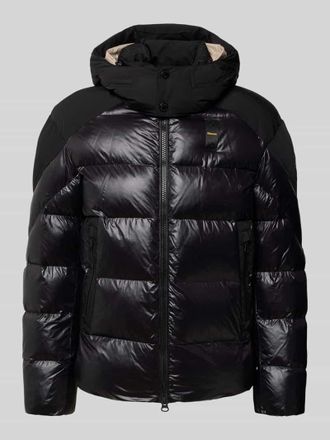Blauer Steppjacke mit Zweiwege-Rei&szlig;verschluss Modell KIERNAN