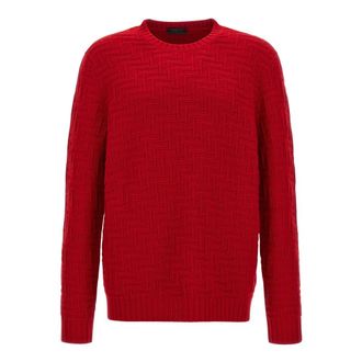 Prada Pullover aus Wolle und Kaschmir - - Knitwear - Herren - Rot - L