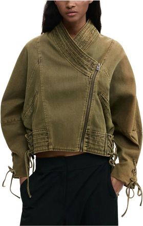 Desigual Femme, Vestes, Vert, Taille: 36 FR Chaq Nayeli Jacket