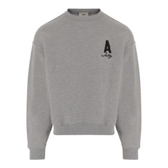 Autry Baumwoll-Sweatshirt mit Logo - - Sweatshirts & Hoodies - Herren - Grau - L