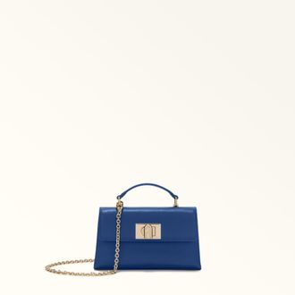 Furla 1927 Mini-tasche M Indigo Strukturiertes Leder Damen