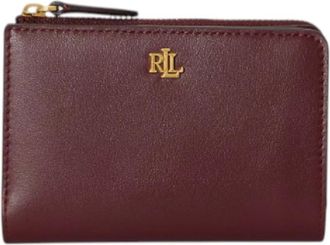Ralph Lauren Portefeuille compact bifold - Femme - Accessoires - Brun - Taille: ONE Size