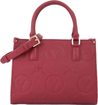 Valentino Handtasche Umh&auml;ngetasche Samba Re Shopping Bag Rosso Scuro weinrot