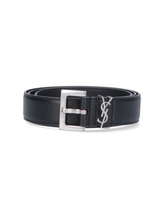 Saint Laurent Logo Belt