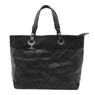 Chanel Pre-owned Paris-Biarritz Tote Bag aus beschichtetem Canvas - - Pre-owned - Damen - Schwarzk - ONE SIZE