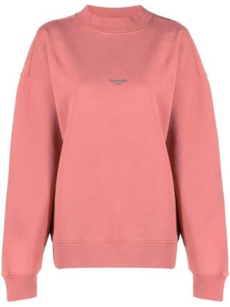 Holzweiler sweat oversize &agrave; logo imprim&eacute; - Rose