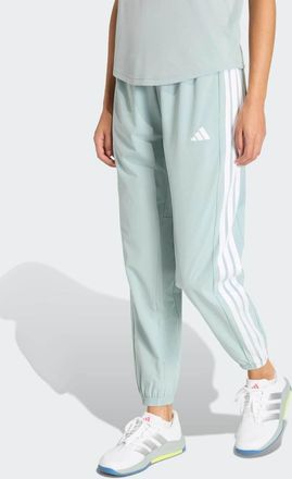 adidas adidas Performance - Train Essentials - Pantalon tiss&eacute; &agrave; 3 bandes - Sauge/blanc-Vert