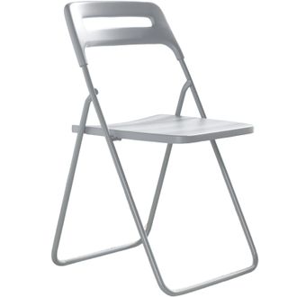 Generic Hocker Klappbar 1.6mm Dickes Stahlrohr Kunststoffmaterial Aus Polypropylen Plastikstuhl Bis 150 Kg Belastbar Regiestuhl f&uuml;r K&uuml;che, Esszimmer, Innen- u