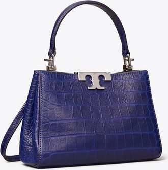 Tory Burch Damen Weiche Mini Eleanor Henkeltasche mit Krokopr&auml;gung