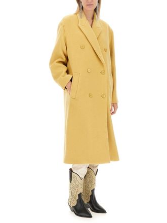 Isabel Marant Theodore Trench Coat - Yellow