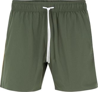 HUGO BOSS Leichte und schnelltrocknende Badehose mit Seitenstreifen in