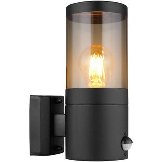 Globo Lighting Wandleuchte - Xeloo - schwarz - metall - E27 - 32014BSS - Globo