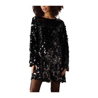 Moves Schwarzes Minikleid Idona - - Dresses - Damen - Schwarzk - XS