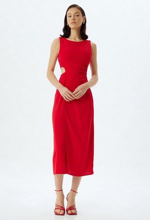 Koton Maxikleid Maxi L&auml;nge Rundhalsausschnitt