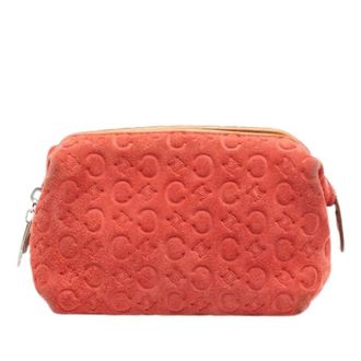 Celine Pre-owned Suede Wallet - - Pre-owned - Damen - Orange - ONE SIZE