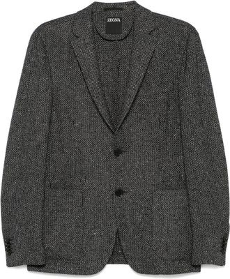 Ermenegildo Zegna Sakko aus Korbgeflecht - Grau