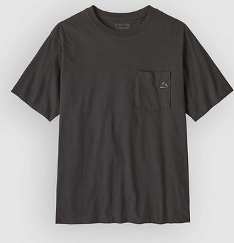 Patagonia Fitz Roy Massif Pocket T-Shirt ink black