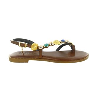 Caryatis Greek Sandals Damen, Schuhe, Braun, 40 EUGr&ouml;&szlig;e
