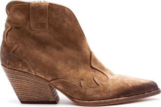 Elena Iachi Femme, Chaussures, Beige, Taille: 38 EU Bottine Texane