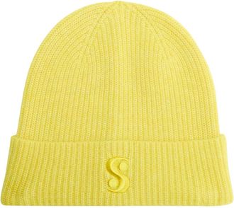 s.Oliver Strickm&uuml;tze mit Logo-Stickerei