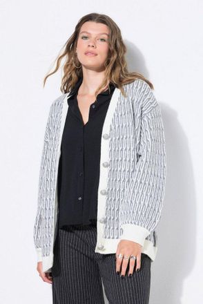 STUDIO UNTOLD Strickjacke Strickjacke oversized Zopfmuster