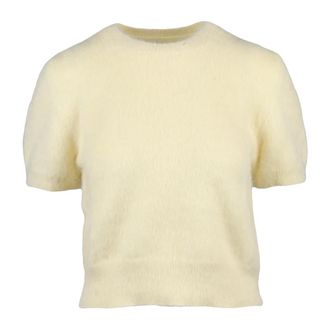 Maison Margiela Rundhals-Pullover - - Knitwear - Damen - Beige - M