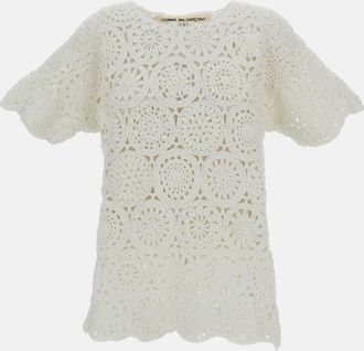 Comme Des Gar&ccedil;ons Macram&eacute;-t-shirt