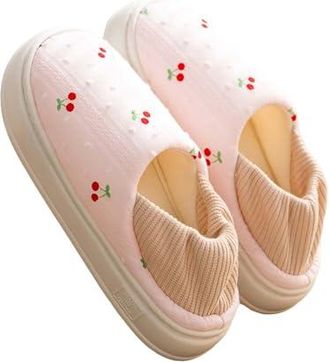 Generic Lady Apparel Pantoufles de No&euml;l pour Halloween, No&euml;l, vacances, maison, pantoufles pour femme, pantoufles pelucheuses pour lext&eacute;rieur et lint&eacute;rieur, k