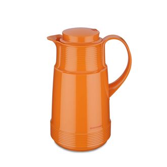 Rotpunkt Isolierkanne 320 Katrin 1,0 l | Zweifunktions-Drehverschluss | BPA Frei- gesundes Trinken | Made in Germany | Warm + Kalthaltung | Glaseinsatz | Pumpk