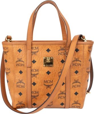 MCM Crossbody Bags - MCM Visetos Monogram Toni Handbag - Gr. unisize - in Braun - f&uuml;r Damen