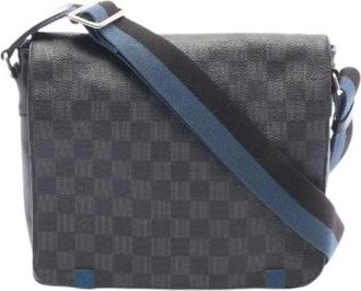 Louis Vuitton Sac bandouli&egrave;re District PM NM Damier Graphite Pre-owned - Homme - Pre-owned - Gris - Taille: ONE Size