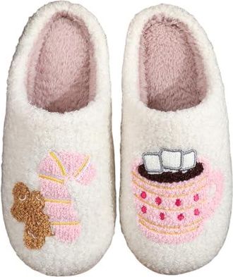 Generic Pantoufles douillettes pour homme et femme - En coton chaud - Pour lint&eacute;rieur et lext&eacute;rieur, Blanc., 40 EU