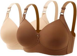 Generic Ma commande Force de soutien pour femmes, bretelles r&eacute;glables, couverture compl&egrave;te, soutien-gorge confortable sans armature, soutien-gorge sans armatu