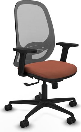 Piqueras y Crespo Schreibtischstuhl mit Rollen von Cilanco mit 2D-Armlehnen, h&ouml;henverstellbare Lendenwirbelst&uuml;tze, ausgestattet mit Sincro 3 Positionen und Schneidescha