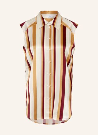 Mrs & Hugs Mrs & Hugs Blusentop Aus Satin beige