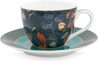 Pip Studio Winter Wonderland Overall Dark Blue Tasse m Untere