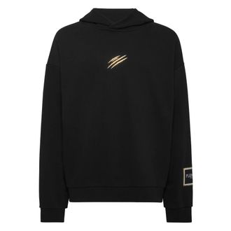 Plein Sport Homme, Sweatshirts et sweats &agrave; capuche, Noir, Taille: 2XL SweaT-shirt &agrave; capuche