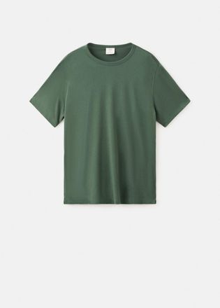 Mango T-shirt coton manches courtes vert - Homme - XXL - MANGO MAN