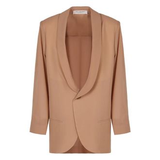 Philosophy di Lorenzo Serafini Chic Ein-Knopf Blazer Jacke - - Jackets - Damen - Braun - XS