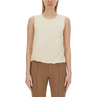 Helmut Lang Bubble Knit Tank Hos - - Tops - Damen - Beige - M