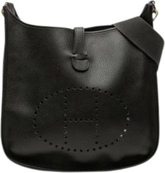 Herm&egrave;s Sac bandouli&egrave;re Evelyne Pre-owned - Femme - Pre-owned - Noir - Taille: ONE Size