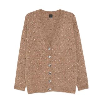Pinko Marche Cardigan - - Knitwear - Damen - Beige - M