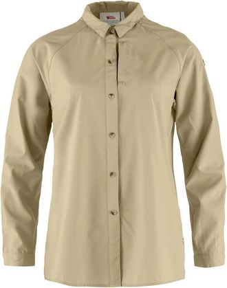 Fj&auml;llr&auml;ven Damen Abisko Hike Shirt, Fossil, S