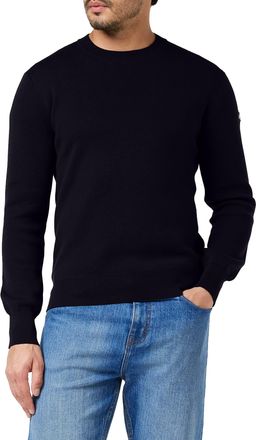 Schott NYC Herren Plkern1 Pullover, Navy, Large