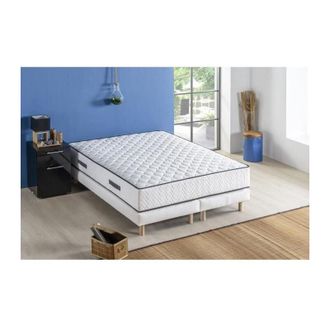 Les Tendances Les Tendances - deko dream Ensemble matelas 180 x 200 + 2 sommiers 2 x 90 x 200 - Ressorts - 24 cm - 5 zones - Equilibre - detente