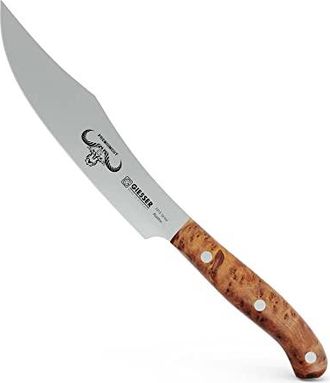GIESSER seit 1776 - Made in Germany - Zubereitungsmesser 16 cm Tree of Life, PremiumCut Veggie No 1, K&uuml;chenmesser, thuja, holzgriff, rostfrei, deutsches Grill