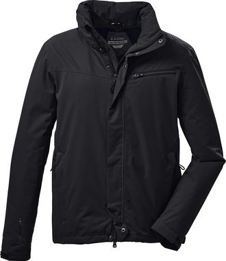Killtec Herren Funktionsjacke mit einrollbarer Kapuze, packbar KOS 26 MN JCKT, schwarz, XXL, 38288-000
