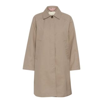 Part Two Femme, Manteaux, Beige, Taille: 46 FR Veste Relax Coupe D&eacute;contract&eacute;e Taupe D&eacute;sert Ettiepw Otw